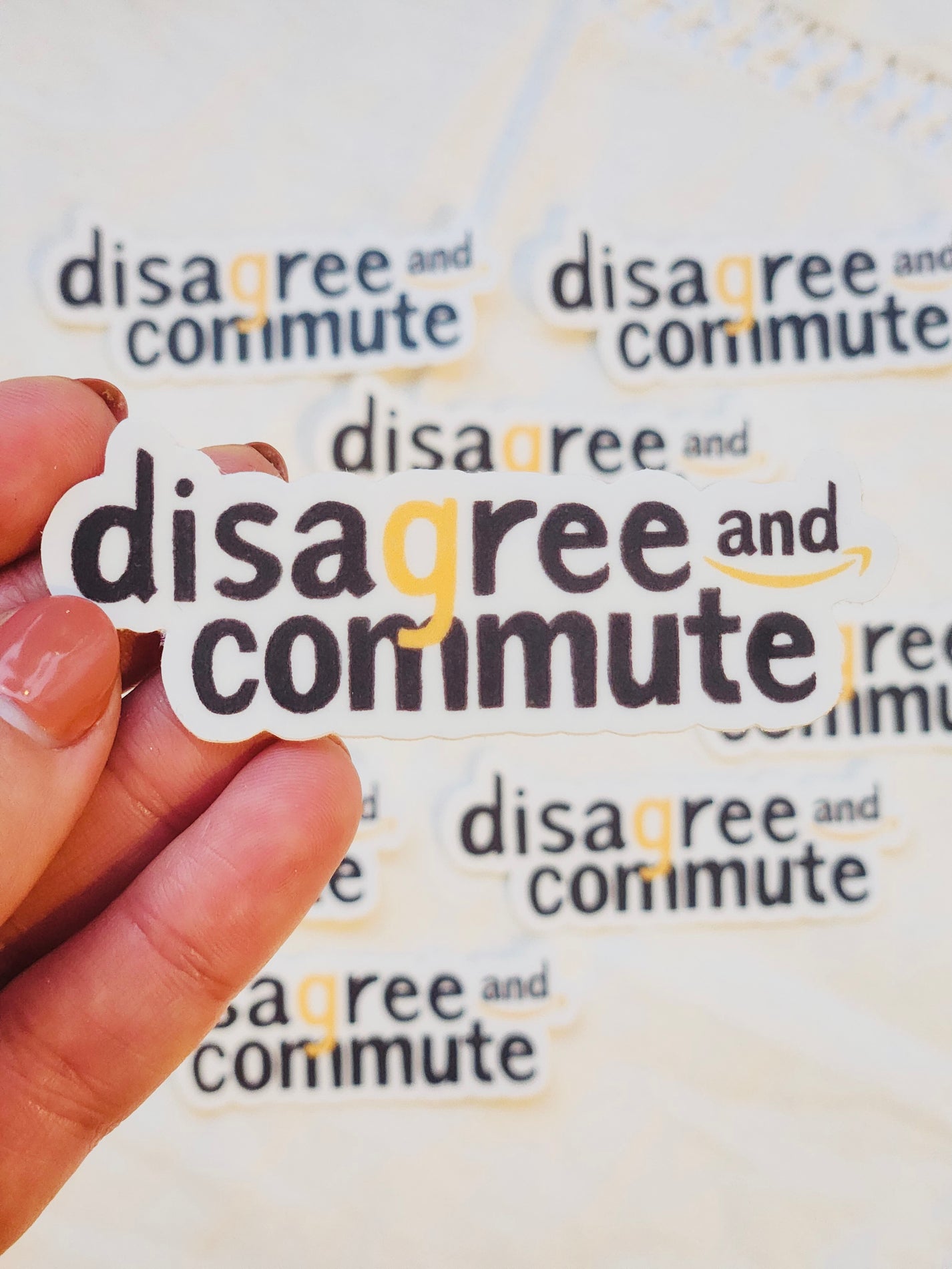 Disagree And Commute Amazon RTO Sticker – Full Bloom and Co